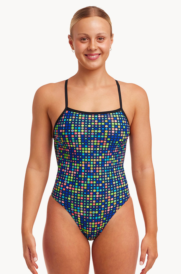 Funkita - Dial A Dot Single Strength One Piece - Navy/Multi | Swimwear ...