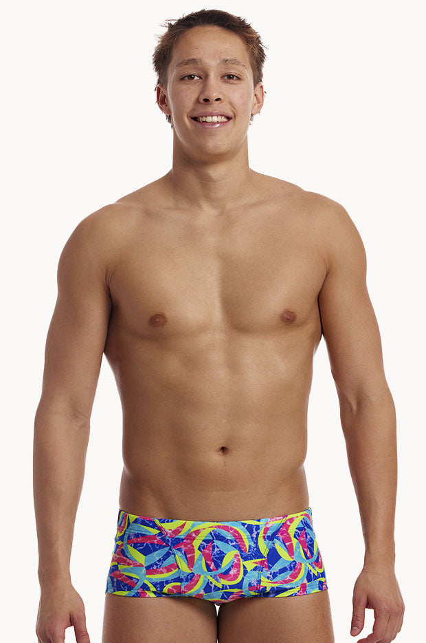 Funky Trunks - Mens Choppy Waters Trunk - Multi | Swimwear Galore AU