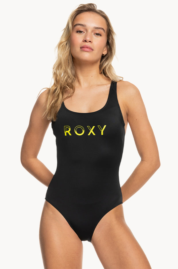 Roxy - Active SD Basic One Piece - Black | Swimwear Galore AU