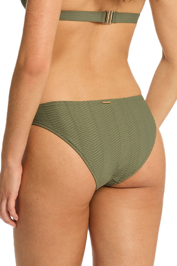 Sea Level - Caracus Regular Cheeky Pant - Khaki | Swimwear Galore AU