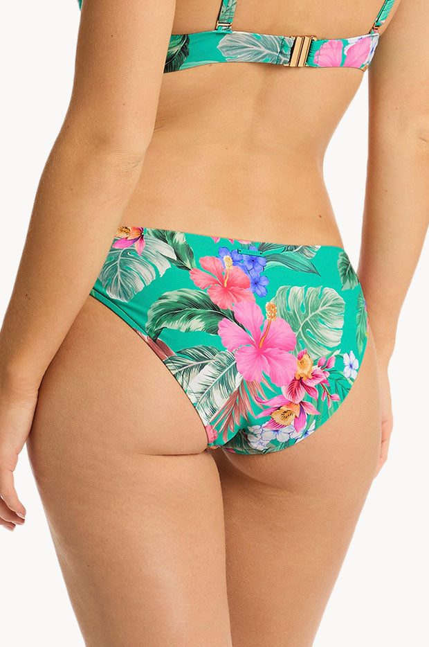 Sea Level - Pacifico Regular Cheeky Pant - Evergreen | Swimwear Galore AU