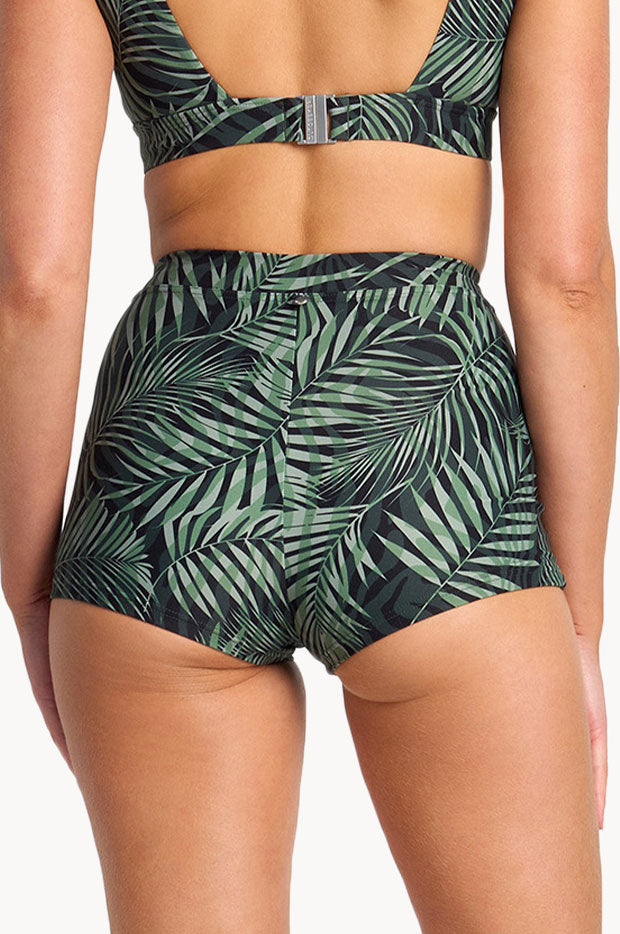 Sunseeker - Lombok High Waisted Boyleg - Black | Swimwear Galore AU