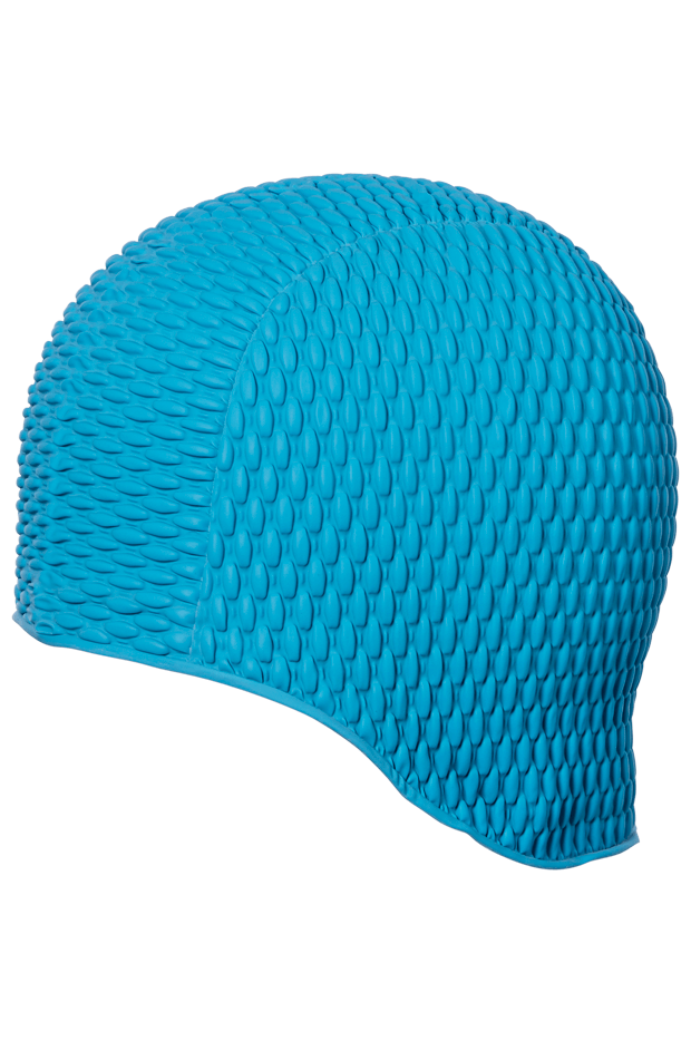 3p - Bubble Rubber Swim Cap - Turquoise | Swimwear Galore AU