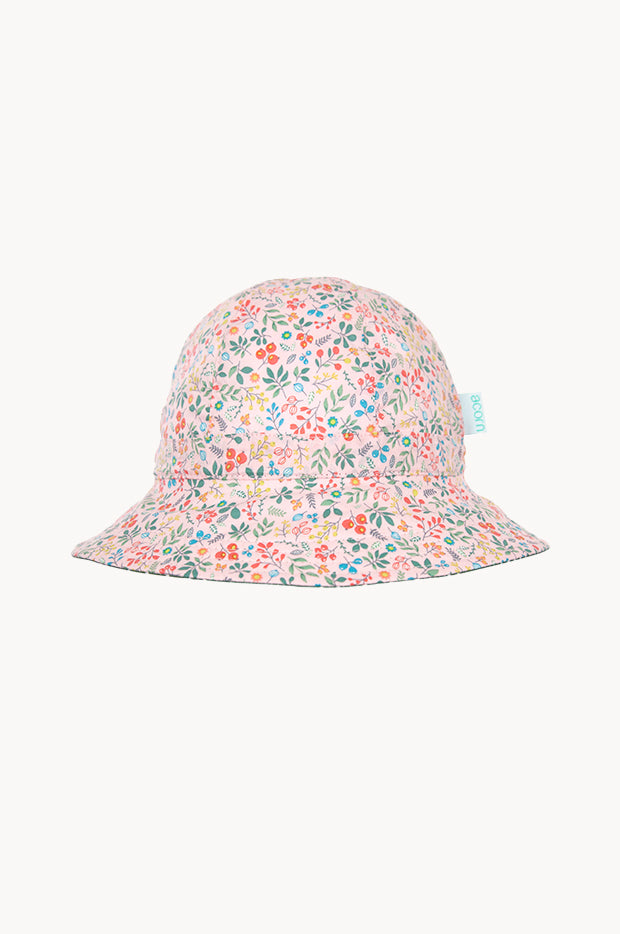 Acorn - Girls Juliette Wide Brim Sunhat - Pink/Multi | Swimwear Galore AU