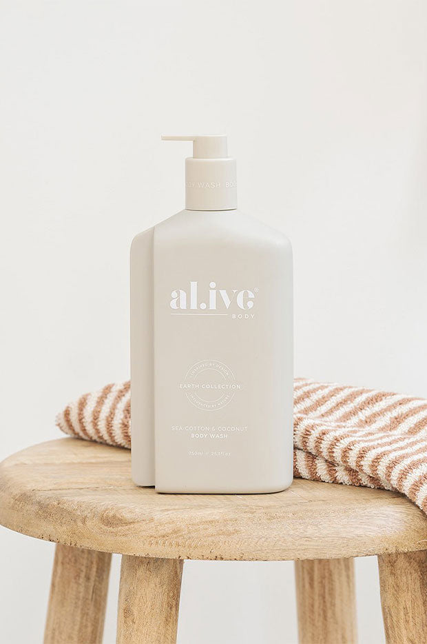 Al.ive Body - Sea Cotton & Coconut Body Wash 750ml | Swimwear Galore AU