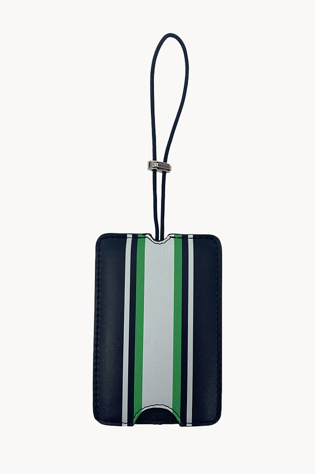 Annabel Trends Stripe Luggage Tag Navy | Swimwear Galore AU