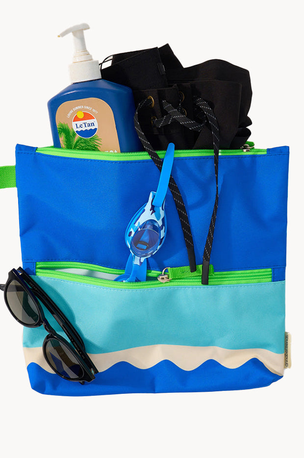 Annabel Trends - Riptide Beach Wet Pouch - Blue | Swimwear Galore AU