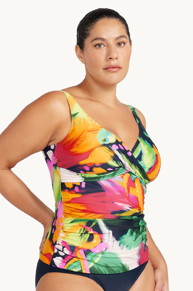 Artesands - Chelona Delacroix Tankini Separate - Navy | Swimwear Galore AU