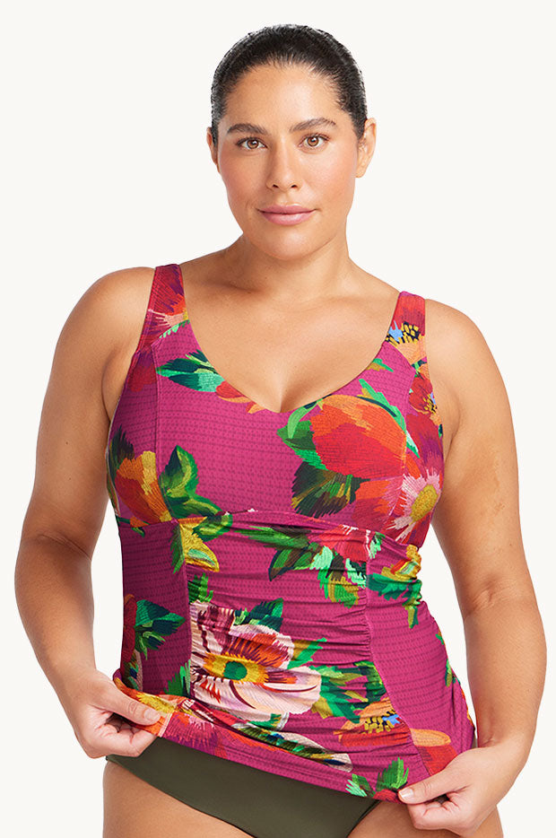 Artesands - Le Recife Raphael E/F Cup Tankini Separate - Pink