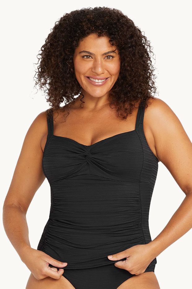 Artesands - Aria Botticelli Tankini Separate - Black | Swimwear Galore AU