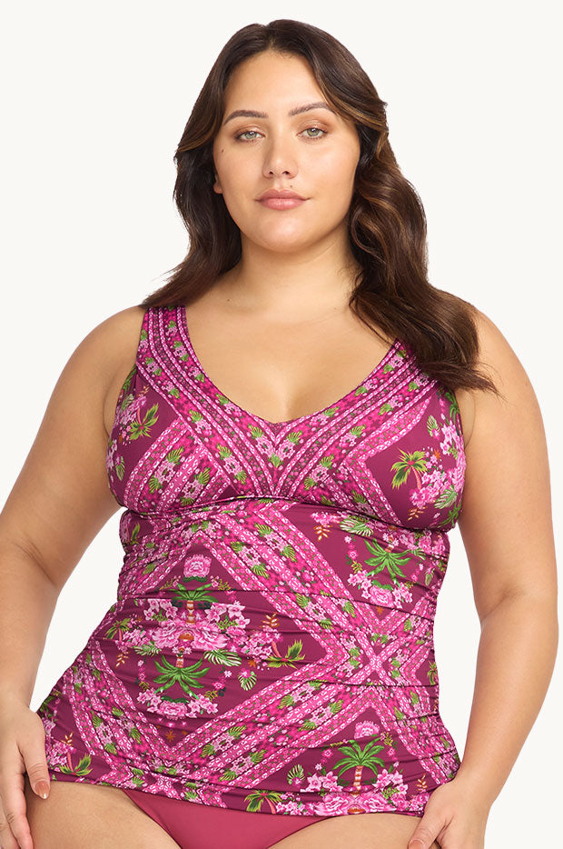 Artesands - Shambala Magritte Tankini Separate - Pink | Swimwear Galore AU