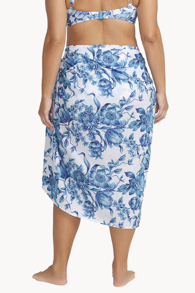 Artesands - Bois De Croix Beach Sarong With Bag - Blue | Swimwear Galore AU