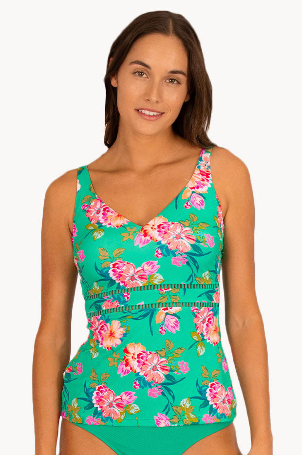Baku - Paradiso D/E Cup Tankini Separate - Shamrock | Swimwear Galore AU