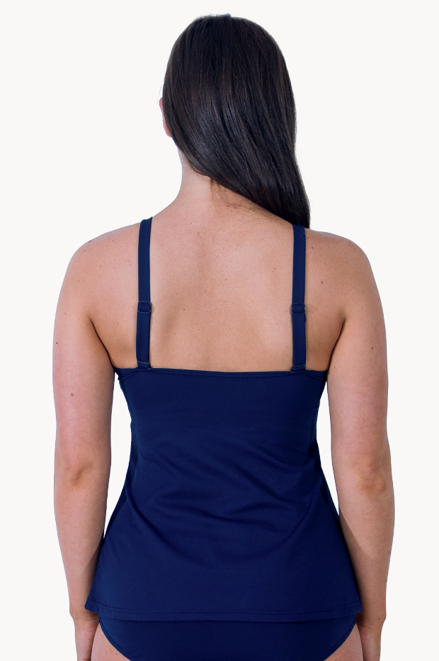 Base Swim - Sports Swing Tankini Separate - Navy | Swimwear Galore AU