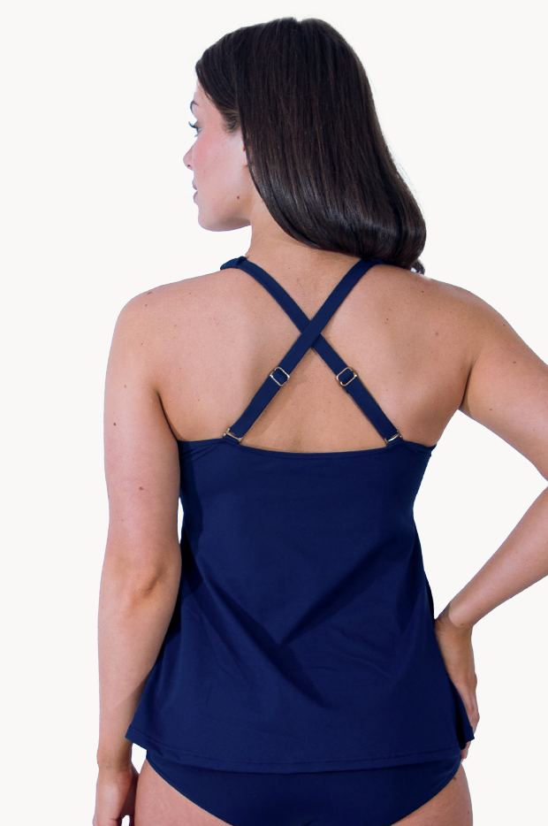 Base Swim - Sports F/G Cup V Neck Tankini Separate - Navy | Swimwear ...