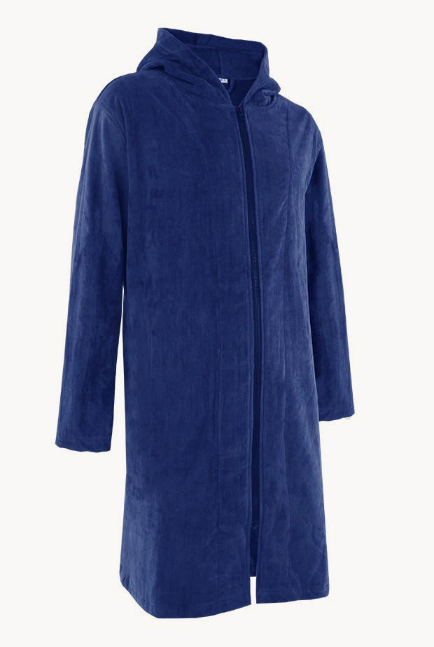 Back Beach Co - Kids Deep Ocean Hooded Towel Robe 5-7Y - Navy