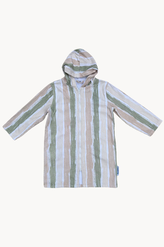 Back Beach Co - Island Sand Hooded Towelling Robe M/L - Sand