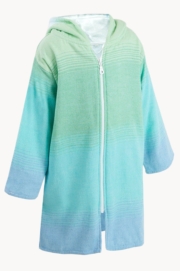 Back Beach Co - Kids Reef Hooded Towel Robe 7-11Y - Blue | Swimwear ...