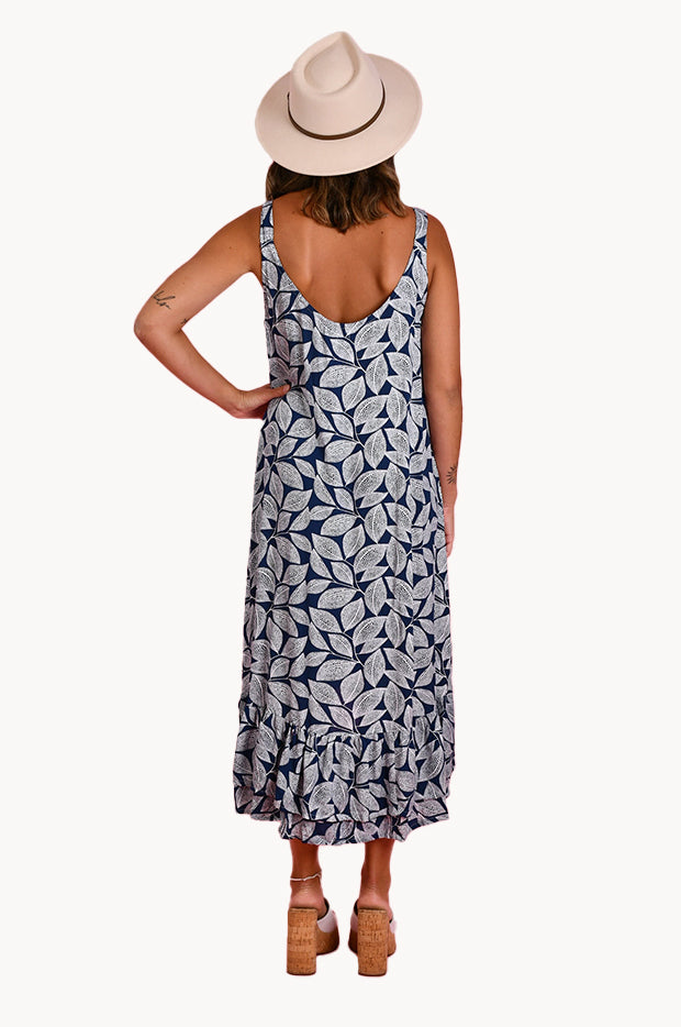 Bodacious Spotted Leaf Lia Layered Dress | Swimwear Galore US