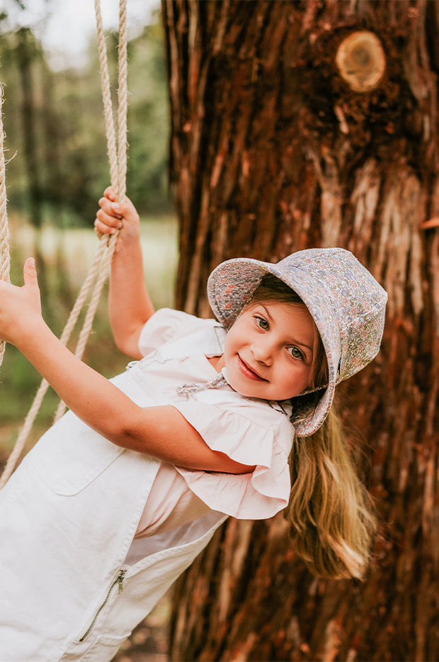 Bedhead - Girls Violet Ponytail Bucket Hat - White/Multi | Swimwear ...