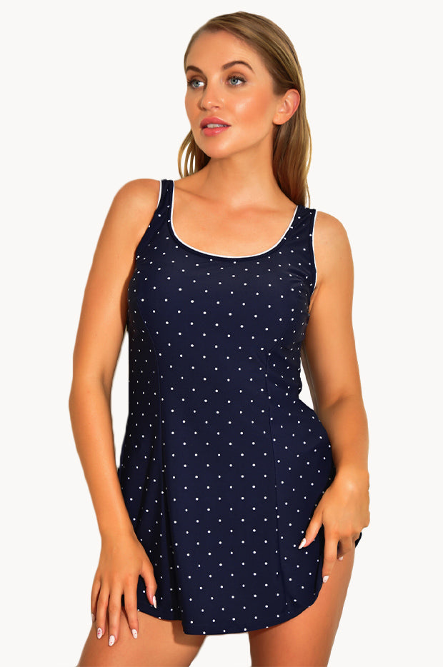 Beach Front - Midnight Sky Swim Dress - Midnight | Swimwear Galore AU