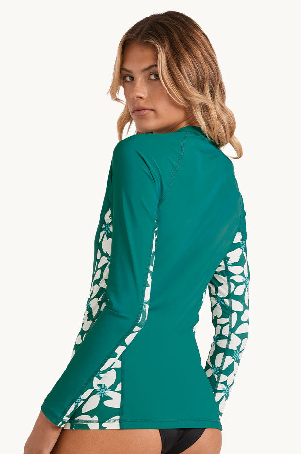 Billabong - Belong Together Reef Break Suntop - Evergreen | Swimwear ...