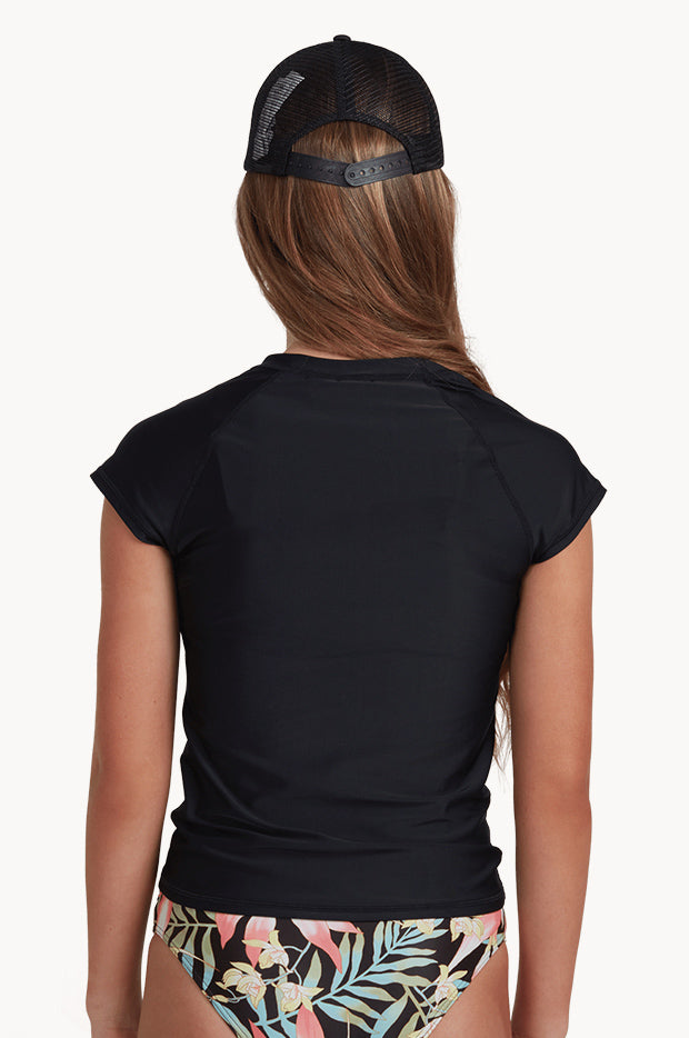 Billabong - Girls Dancer Suntop - Black | Swimwear Galore AU