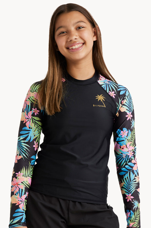 Billabong - Girls In Da Jungle Suntop - Black | Swimwear Galore AU