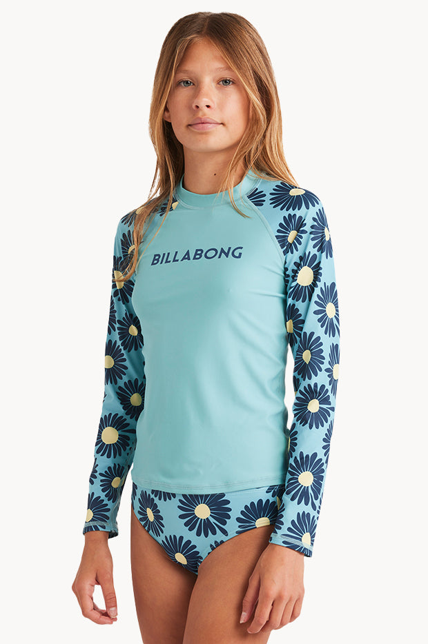 Billabong - Girls Fresh Daze Suntop Set - Mist Blue | Swimwear Galore US