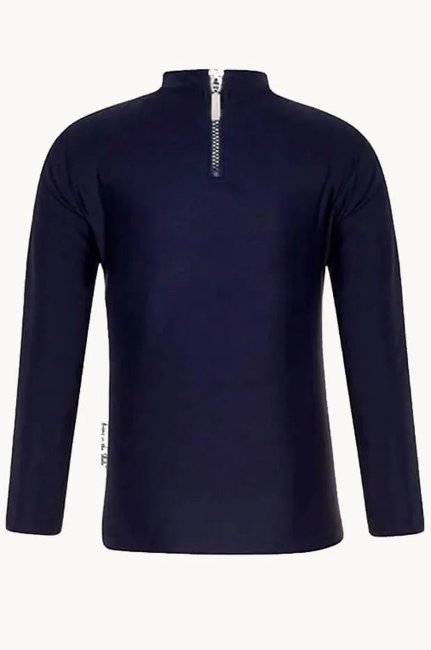 Babes In The Shade - Classic Navy Rashie - Navy | Swimwear Galore AU