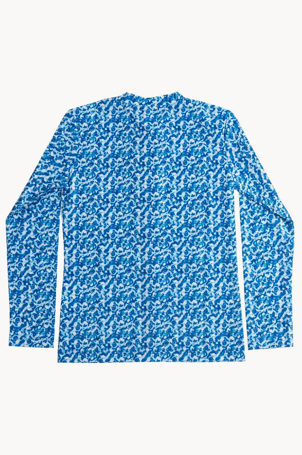 Babes In The Shade - Girls Summer Blues Suntop - Blue/White | Swimwear ...