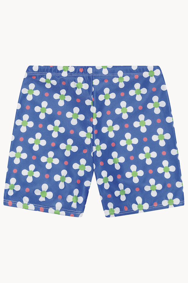 Babes In The Shade - Girls Clover Swim Short - Blue/White | Swimwear ...