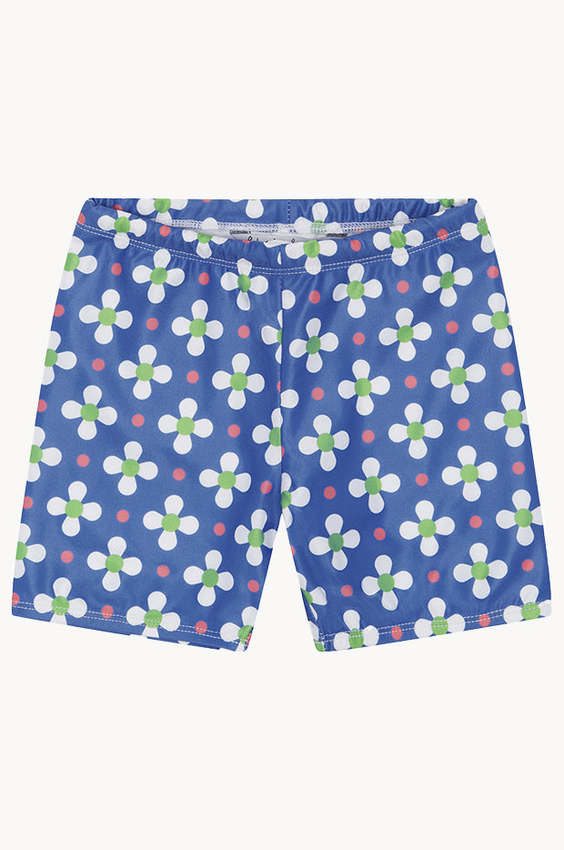 Babes In The Shade - Girls Clover Swim Short - Blue/White | Swimwear ...