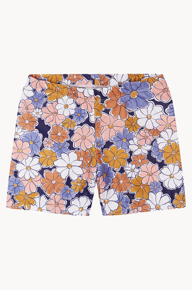 Babes In The Shade Girls Flower Power Swim Short | Swimwear Galore US