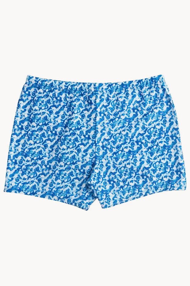 Babes In The Shade - Girls Summer Blues Short - Blue/White | Swimwear ...