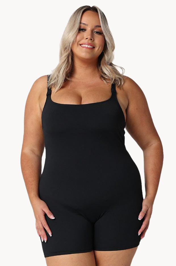 Capriosca - Boyleg One Piece - Black | Swimwear Galore AU