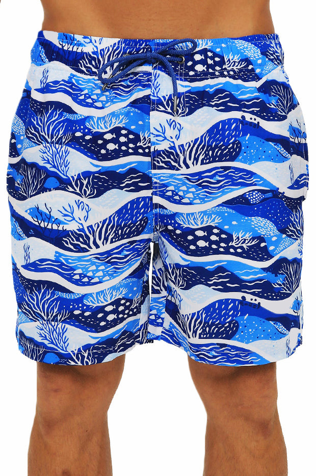 Coast - Mens Deep Sea Swim Short - Blue | Swimwear Galore AU