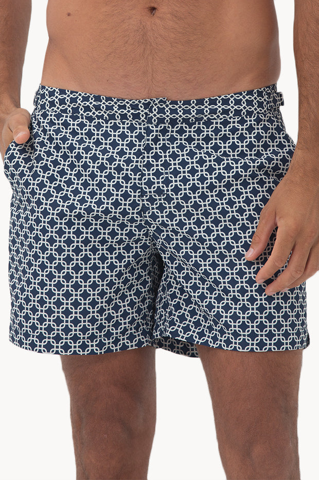 Coast - Mens Iris Square Swim Short - Navy | Swimwear Galore AU