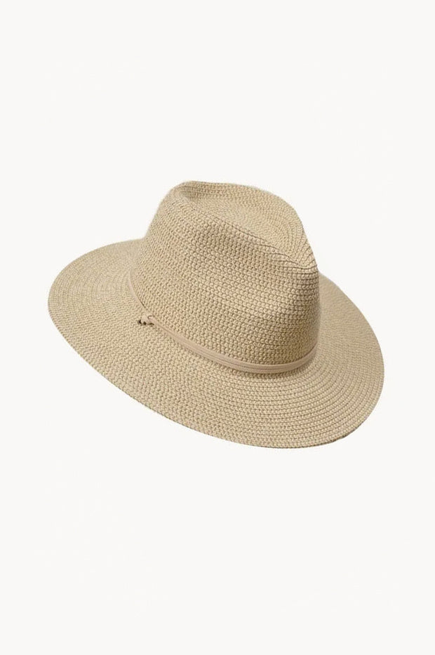 Cherry Red - Narrow Band Fedora - Natural | Swimwear Galore AU