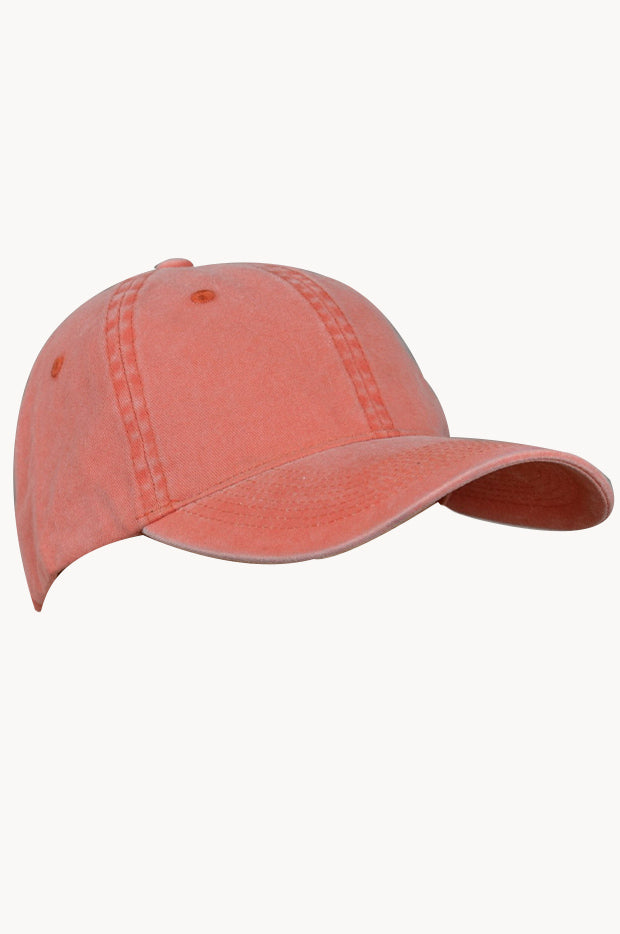 Cherry Red - Washed Cap - Salmon | Swimwear Galore AU
