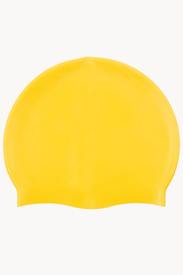 Esjay - School Colours Silicone Swim Cap - Yellow | Swimwear Galore AU