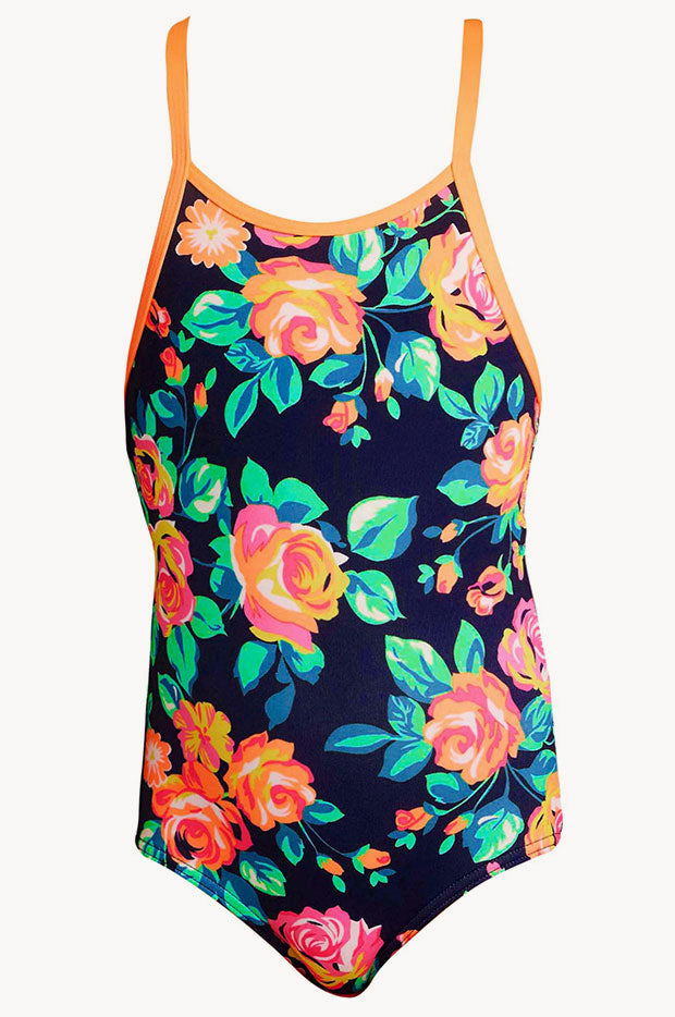 Funkita - Toddler Girls Full Bloom One Piece - Navy/Multi | Swimwear ...