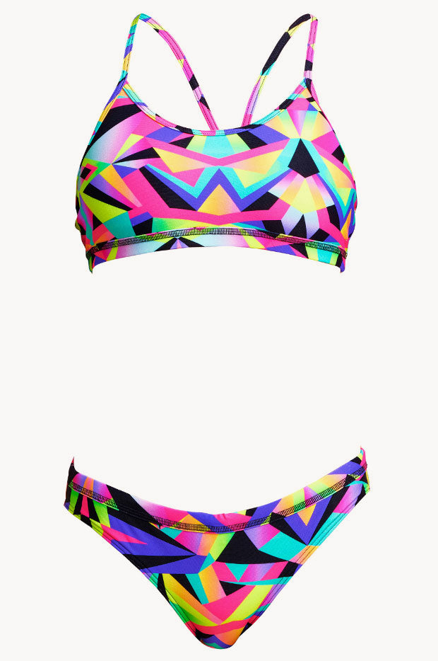 Funkita - Girls Crystal Eyes Crop Set - Multi | Swimwear Galore AU