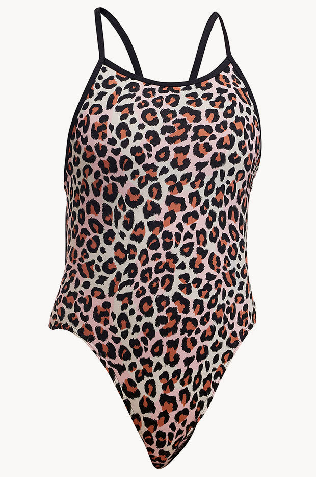 Funkita - Girls Some Zoo Life Single Strap One Piece - Leopard