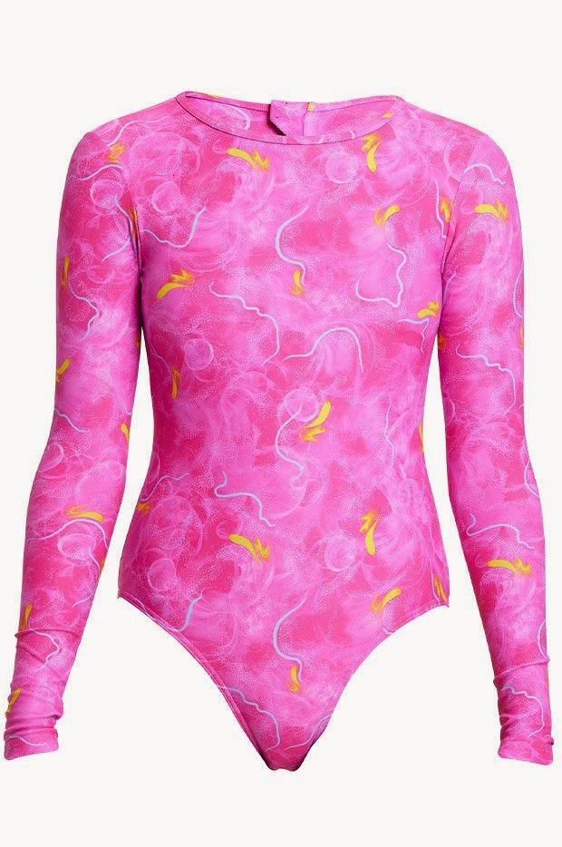 Funkita - Girls Love Lights Sunsuit - Pink | Swimwear Galore AU