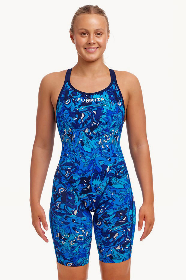 Funkita True Bluey Fast Legs One Piece | Swimwear Galore US