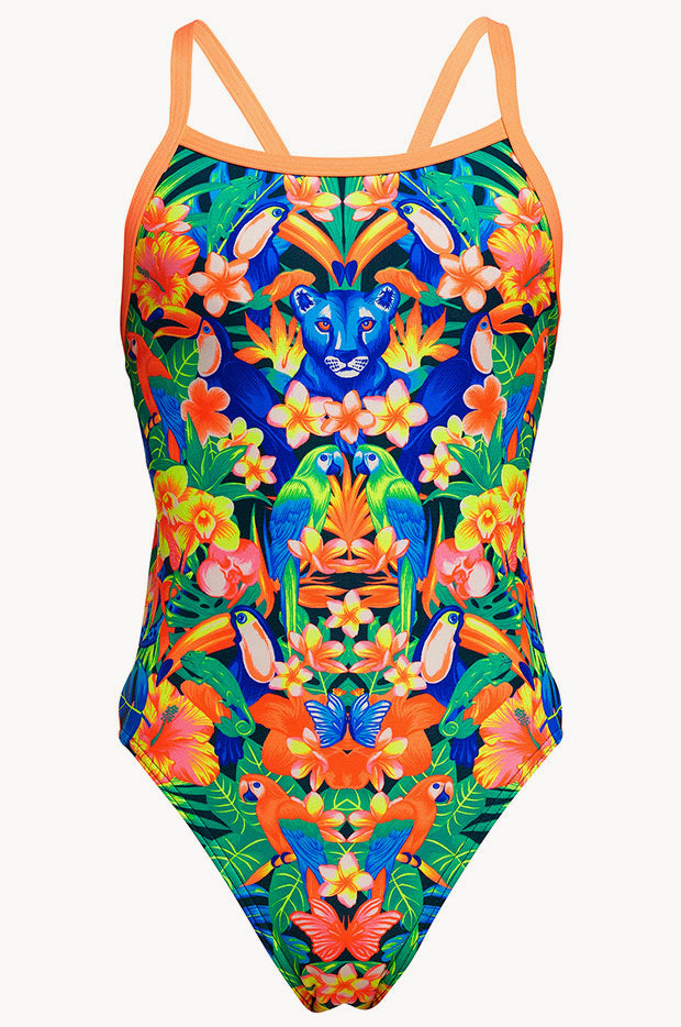 Funkita - Girls Jungle Town Single Strap One Piece - Multi | Swimwear ...