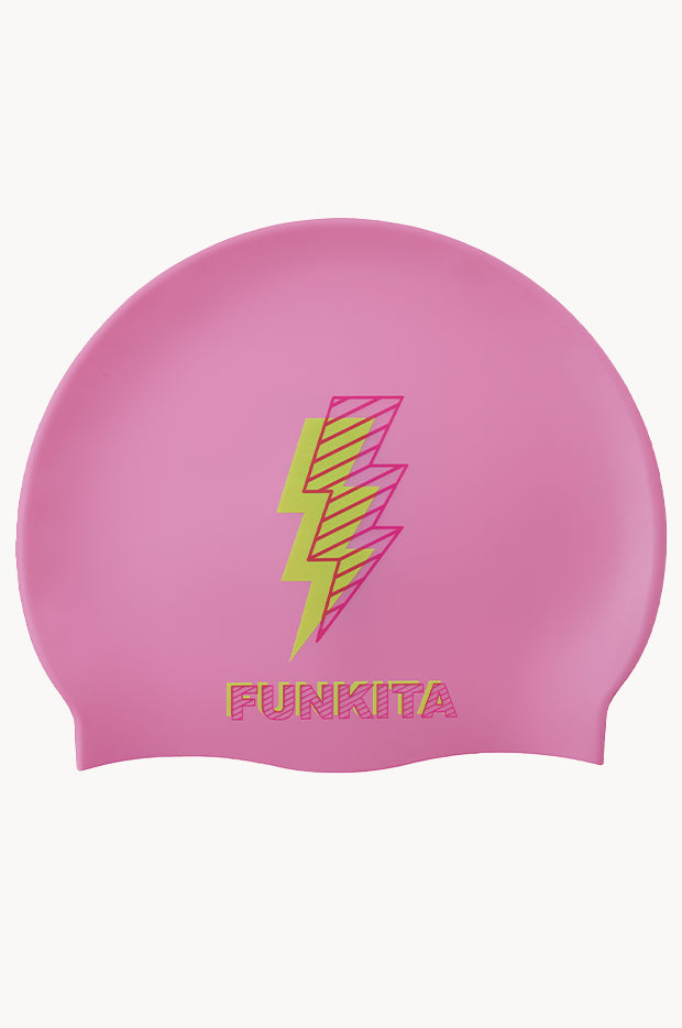 Funkita - Stunner Swim Cap - Pink/Yellow | Swimwear Galore US