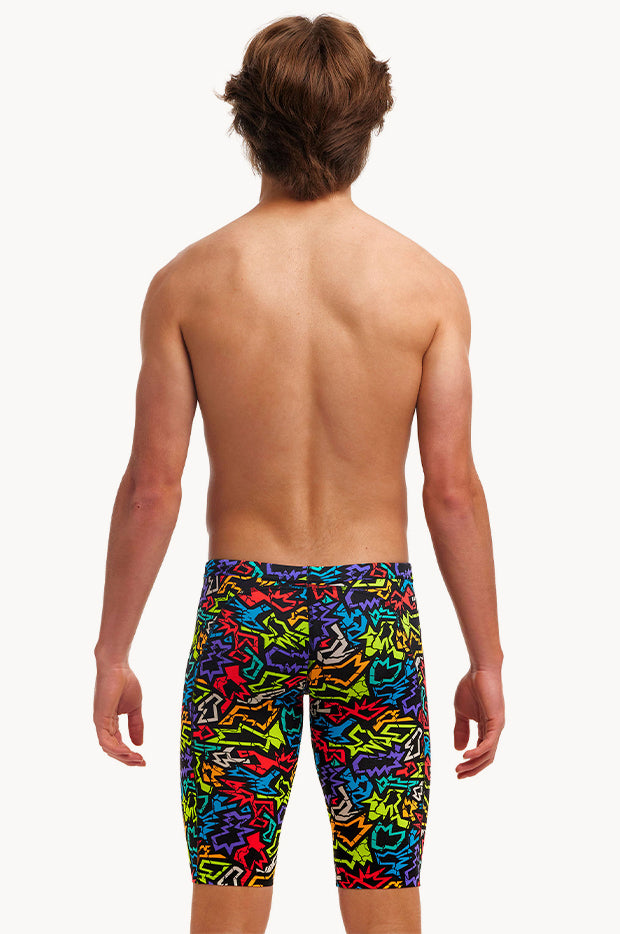 Funky Trunks - Boys Funk Me Jammer - Black/Multi | Swimwear Galore AU