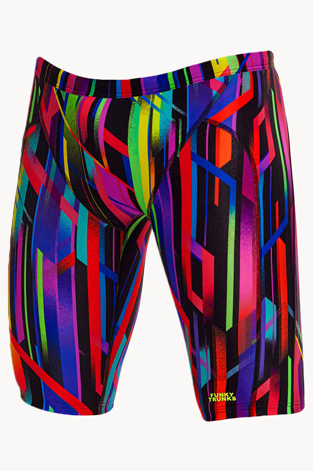 Funky Trunks - Boys Baby Beamer Jammer - Black/Multi | Swimwear Galore AU